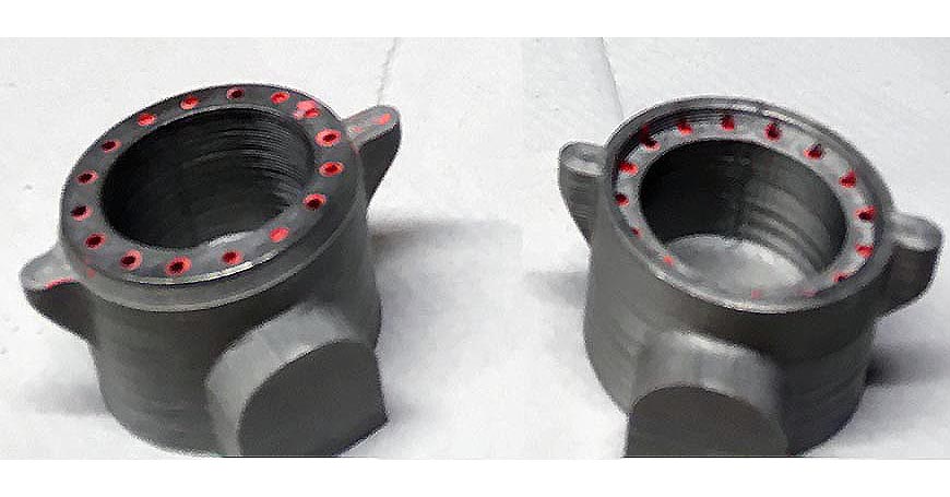 Nicrobraz® Red Stop-Off™ Used on 3D Printed Rocket Engine Test Piece